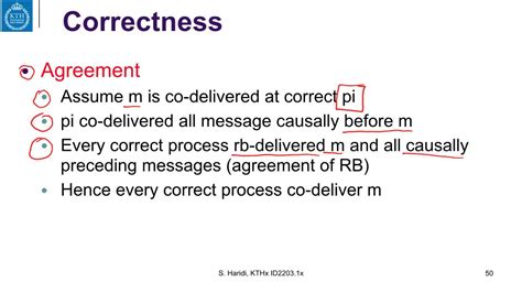 6 6 correctness of vector clock algorithm youtube