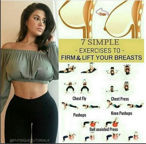 Breast Lift Exercises Before And After
