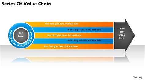 Series Of Value Chain Templates Used In Marketing And Strategy
