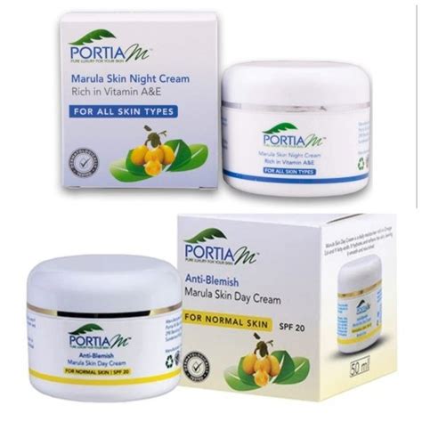 Portia M Marula Skin Day Cream And Night Cream Ml Shop Today Get