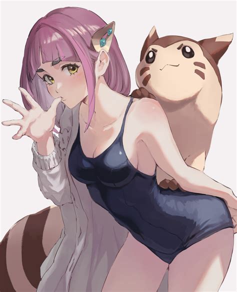 Furret And Lacey Pokemon And More Drawn By Jojobirdz Danbooru