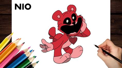 How To Draw BOBBY BEARHUG Smiling Critters Poppy Playtime Chapter 3