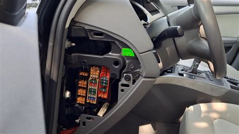 Audi A4 S4 B8 Fuse Box And Relay Panel Location And Diagram