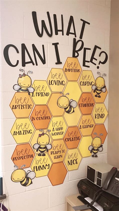 What Can I Bee Bulletin Board Free Printable Printable Templates By Nora