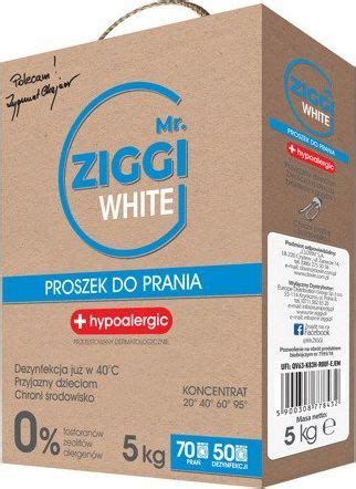 MR ZIGGI PROSZEK DO PRANIA MR ZIGGI 5 0 KG BIAŁY 778432 Morele net