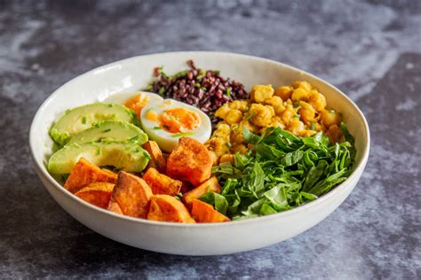 Healing Bowls Recipe Roasted Masala Sweet Potatoes Black Rice