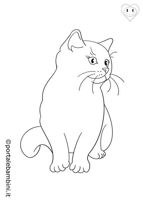 Disegno Di Gatto Grasso Da Colorare Disegni Da Colorare E Stampare