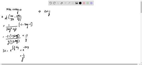 solved find a particular solution to x x 2 y 2 t y 3 x 2 y 4 a using integrating factor