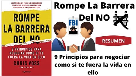 Rompe La Barrera Del No Resumen YouTube