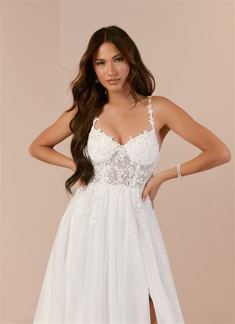 Diamante Blanco Azazie Florian Vestidos De Novia Azazie