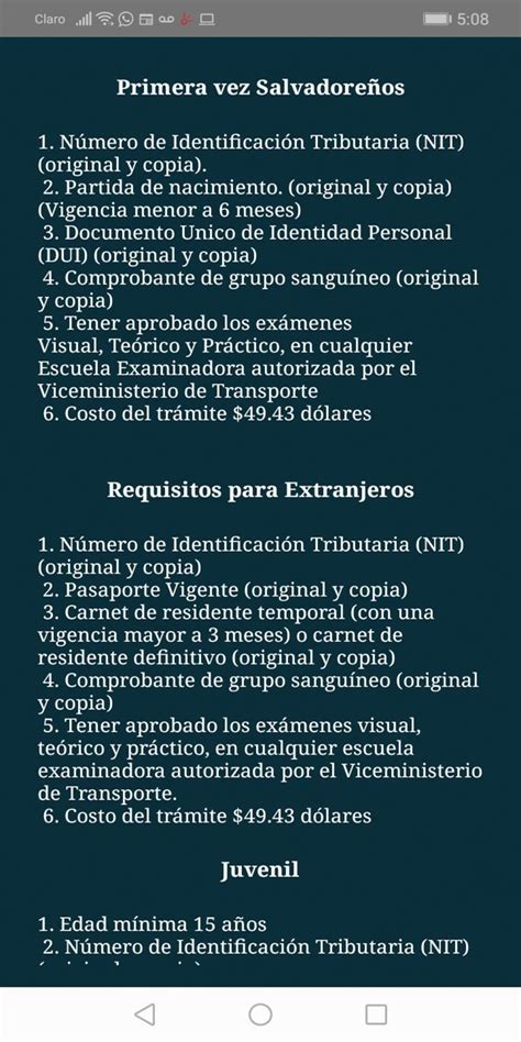 Android 용 Examen de Manejo y Prueba Teór 다운로드
