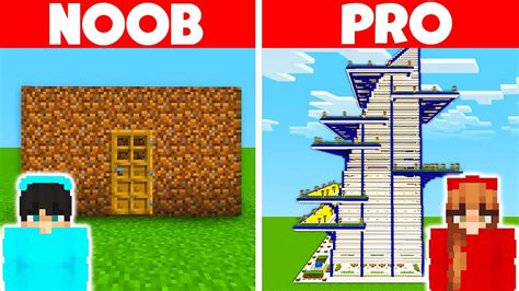 Noob Vs Hacker I Cheated In A Build Challenge Minecraft Youtube