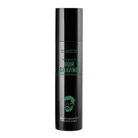 Everline Hair Solution Noir Shaving Beard Shampoo Men Noir