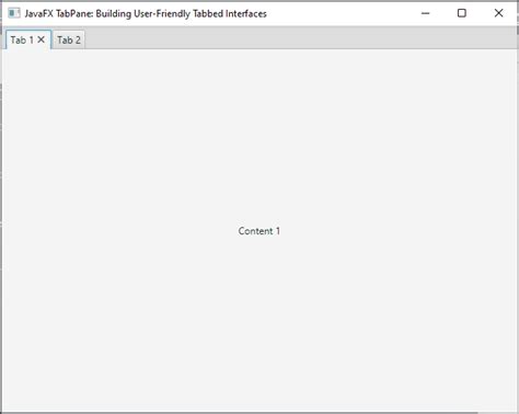 JavaFX TabPane Building User Friendly Tabbed Interfaces