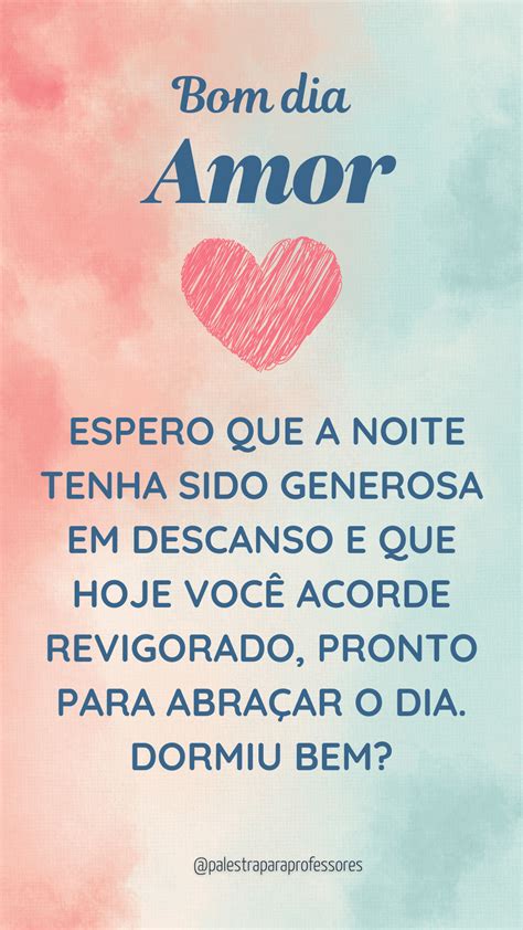 Mensagem De Bom Dia Amor Para Whatsapp