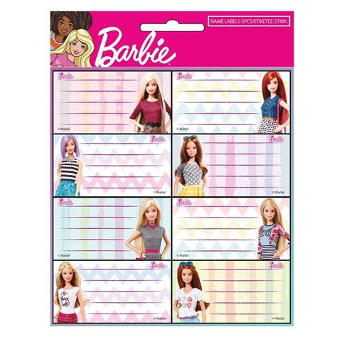 Barbie Labels For Books Ubicaciondepersonas Cdmx Gob Mx