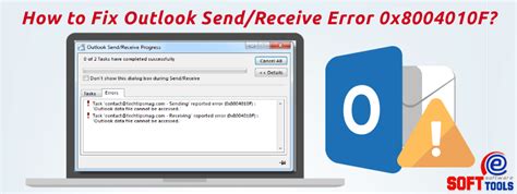 How To Fix Outlook Send Receive Error X F