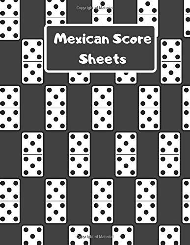 Buy Mexican Score Sheets Dominoes Mexican Train Scoring Game Record