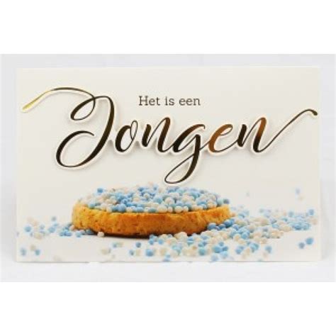 ADIOS Applicatiekaart Hoera Een Jongen Wenskaarten Groothandel Poskaart