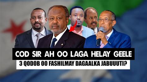 Xog Cadaymo Iyo Cod Sira Oo Laga Helay Geelaha Jabuut 3 Arimood Oo