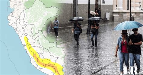 Senamhi advierte fuertes lluvias en Perú del 12 al 14 de diciembre