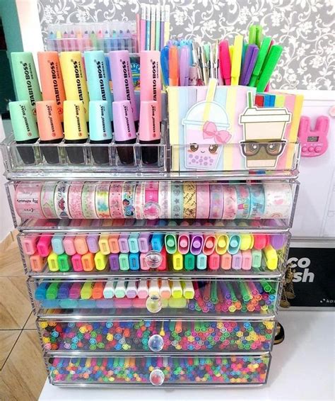 QUEM NÃO AMA Coisas de papelaria Organização de material escolar