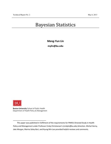 pdf bayesian statistics