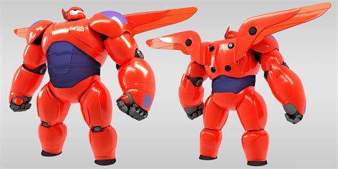 Baymax Big Hero 6 3d Model 49 Max Obj Dwg Free3d