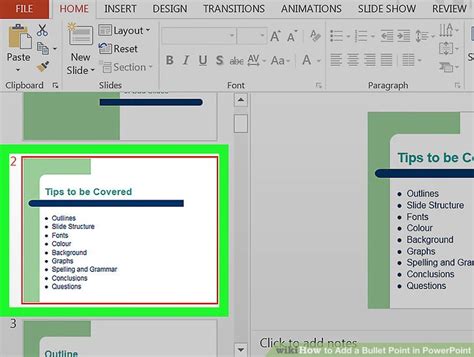 How To Add A Bullet Point In Powerpoint Steps With Pictures