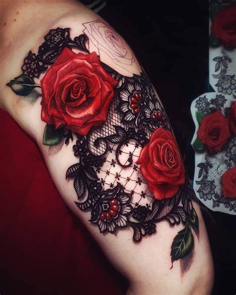 Of The Most Realistic Lace Tattoo Ideas Artofit