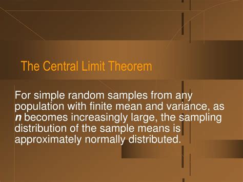ppt the central limit theorem powerpoint presentation free download id 3031714