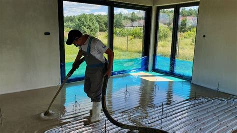 Nowoczesne Posadzki Anhydrytowe Wylewki na ogrzewanie podłogowe