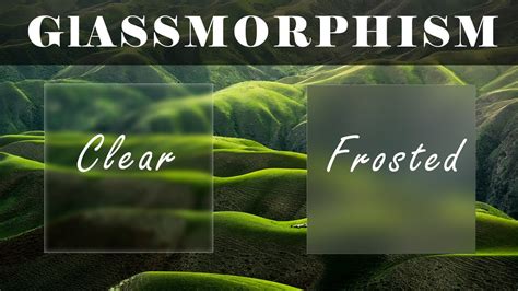 How To Create Blurry Glass Effect In Photoshop Glass Morphism Very