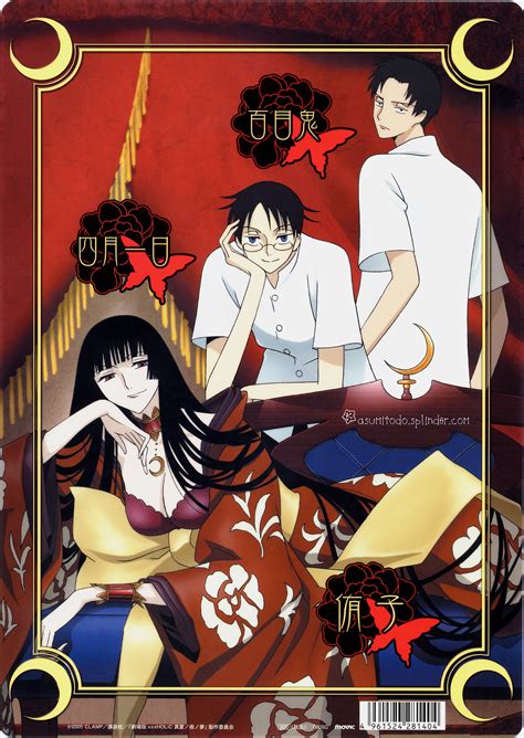 Safebooru Doumeki Shizuka Ichihara Yuuko Tagme Watanuki Kimihiro Xxxholic 417428