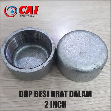 Jual Tutup Pipa Besi Dop Besi Drat Dalam Inch Shopee Indonesia