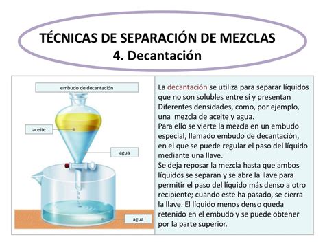 Separación de mezclas