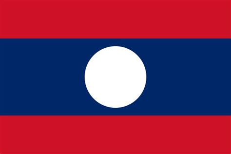 Banderas Del Mundo Bandera de Laos o República Democrática Popular Lao