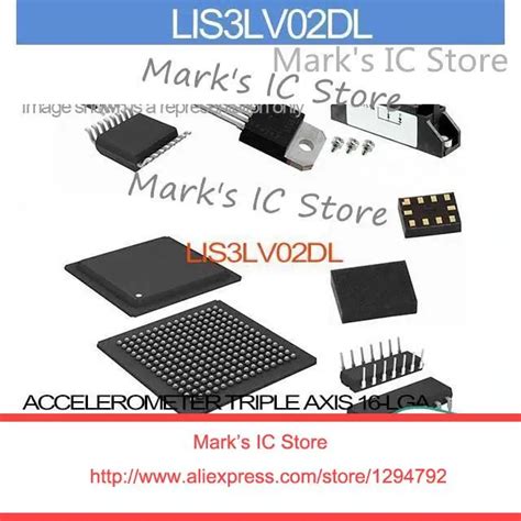 LIS3LV02DL ACCELEROMETER TRIPLE AXIS 16 LGA LIS3LV02 3LV LIS3LV 3LV0