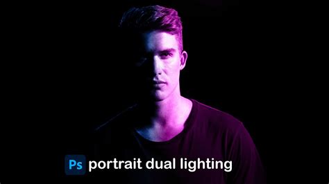 Easy Technique For Portrait Dual Lighting Effect In Photoshop