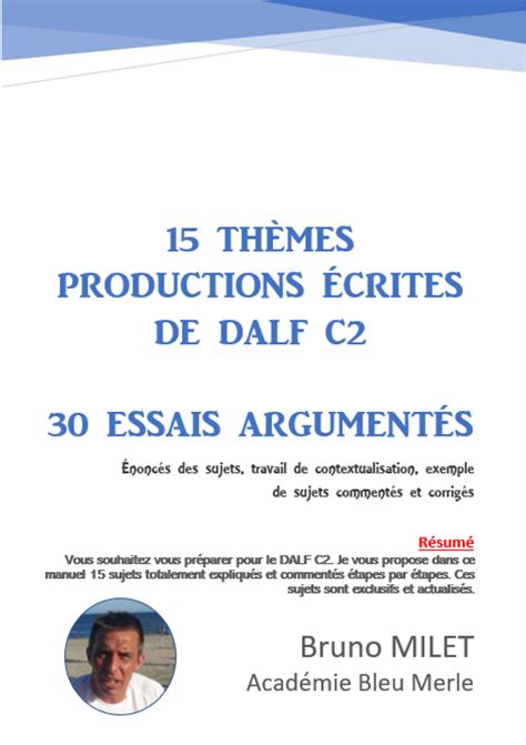 DALF C2 NOUVEAU MANUEL DISPONIBLE 30 SUJETS DE PRODUCTION ÉCRITE