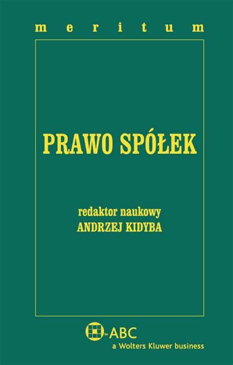 Prawo spółek Opracowanie zbiorowe Książka w Empik