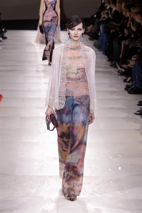 Giorgio Armani Prive Fashion Show Runway Couture Spring Summer 2024