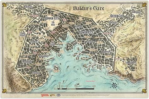 Gale Force 9battl Dungeons And Dragons Baldurs Gate Descent Into Avernus Baldurs Gate Map 23