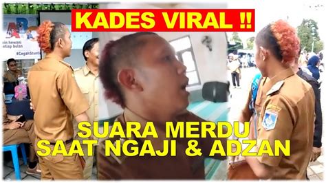 KADES VIRAL Kepala Desa Dengan Rambut Punk Tuai Sorotan Ternyata