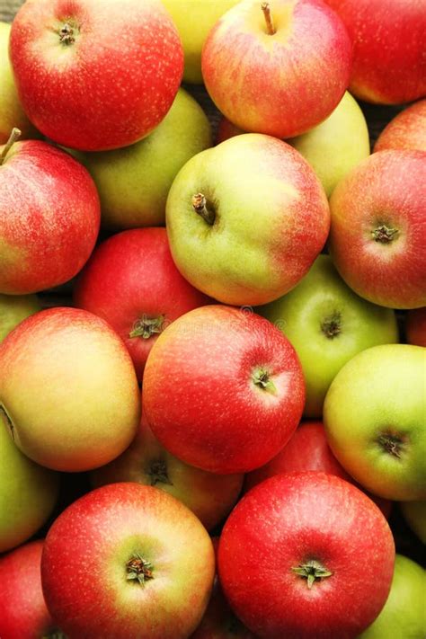 Sweet Apples In Basket Stock Photo Image Of Health 101654888