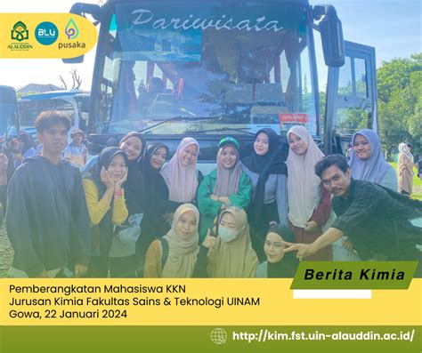 26 Mahasiswa Kimia Siap Mengabdi Kepada Masyarakat Melalui Program KKN