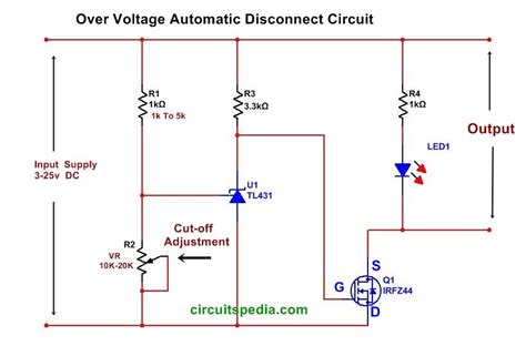 TL431 Overvoltage Protection Circuit Over Voltage Protection Circuit