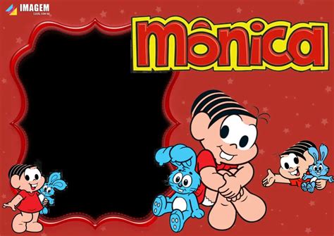 Moldura Mônica PNG Imagem Legal