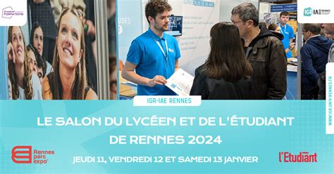 Salon du Lycéen et de lEtudiant 2024 IGR IAE Rennes