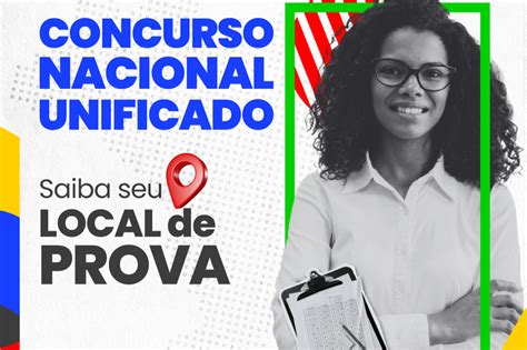 Locais de prova para o Concurso Público Nacional Unificado são